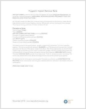 Reproductive Health Access Project | Electronic Health Record Template ...
